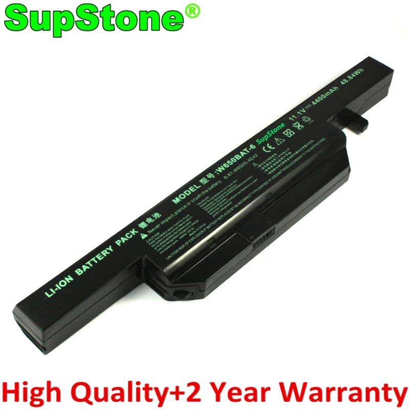 SupStone W650BAT-6 W670SR Battery For Hasee G150SG G170SA K4 K570N ...