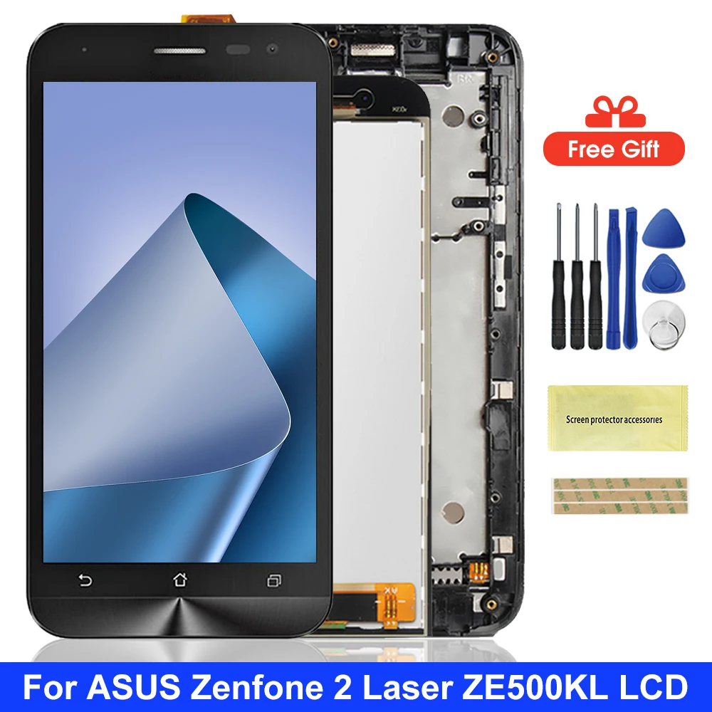 5.0'' Lcd Screen For ASUS Zenfone 2 Laser ZE500KL Z00ED LCD Display ...