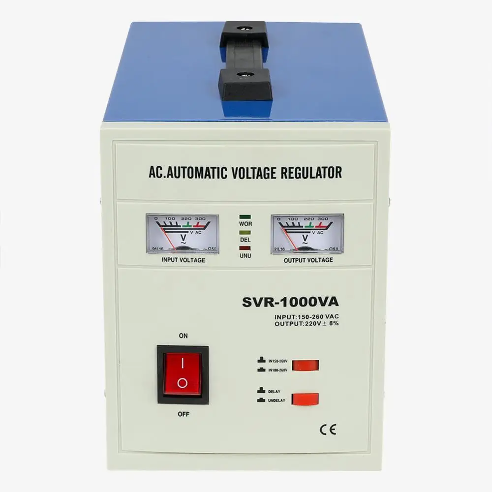 Single Phase Automatic Voltage Stabilizer 150-260VAC Input SVR-1000VA Electronic Components ...