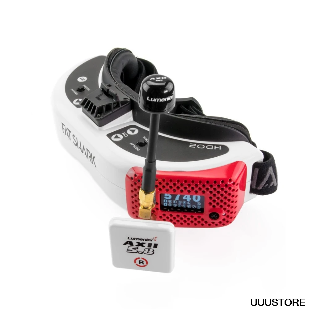 FatShark Dominatior HDO2 FPV Goggles + ImmersionRC rapidFIRE Module ...