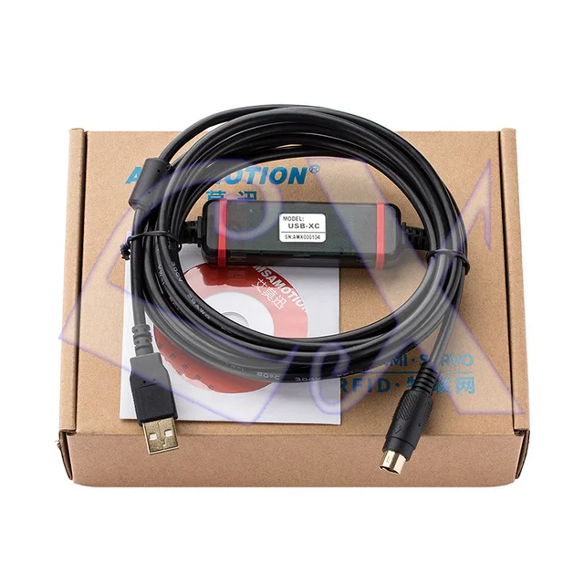 White, 3m PC-XC for Xinje XC1/XC2/XC3/XC5 Series PLC,for Delta Dvp ...