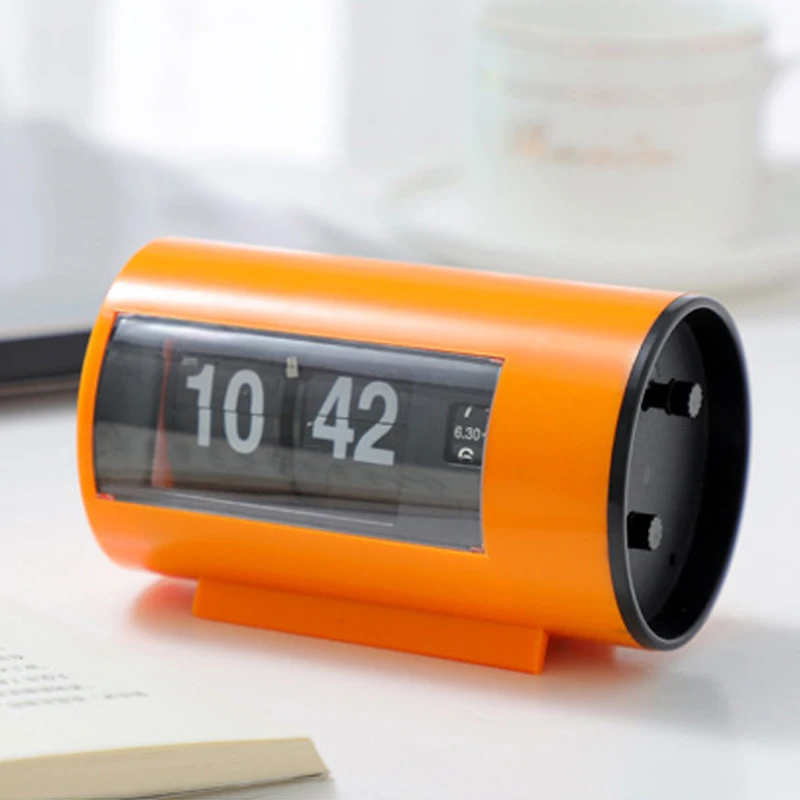 Stereos & Home Audio Vintage Orange Flip Clock Radio and Alarm Audio ...