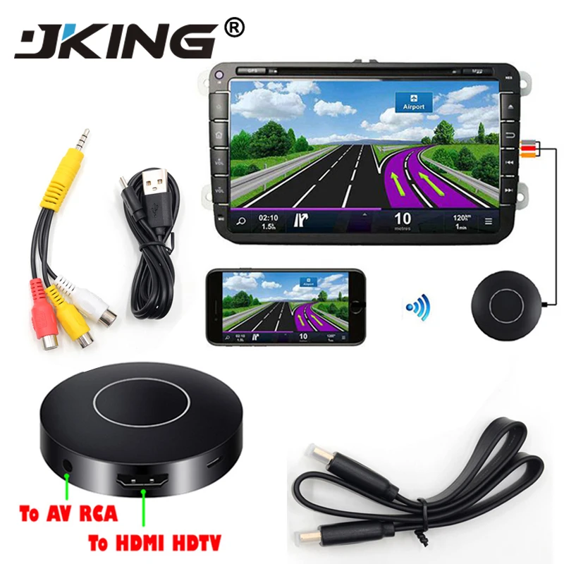 Car Auto Media Dlna Miracast Airplay Screen Mirroring Dongle Tv Stick ...