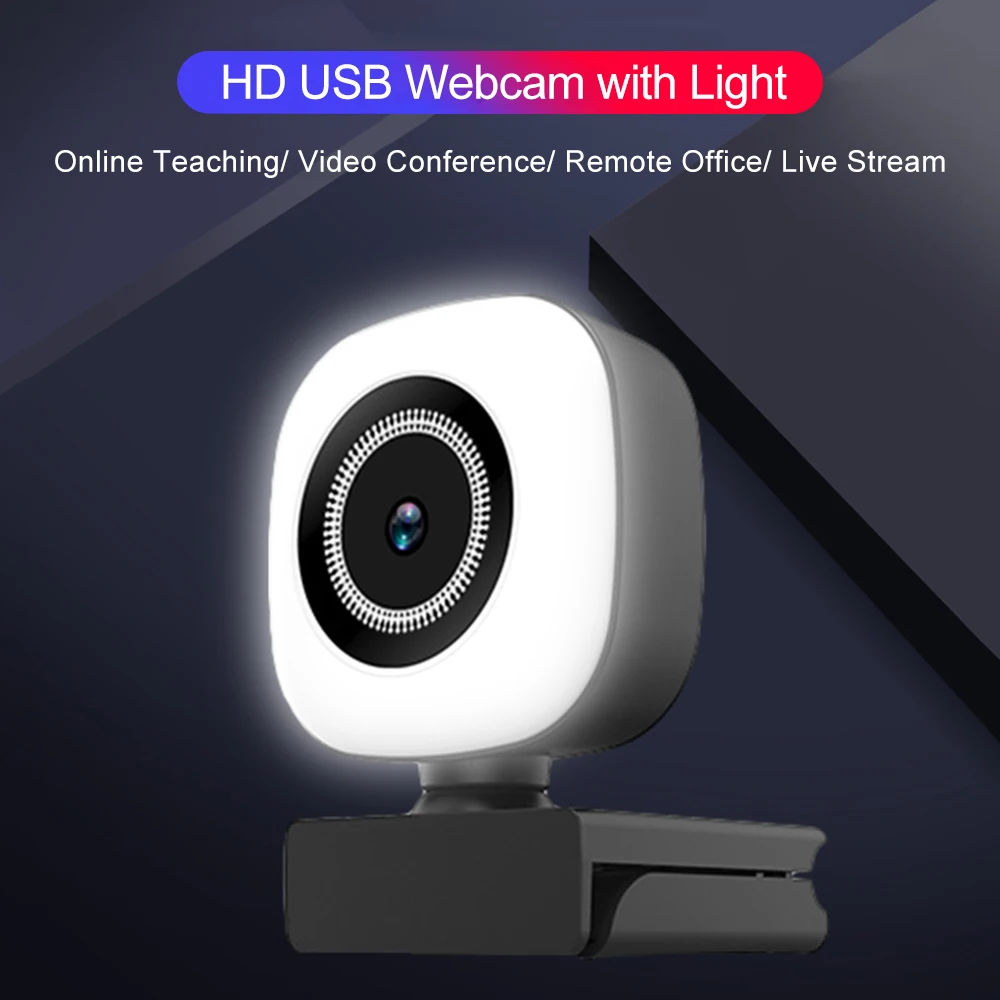 1080P-2K-4K-Webcam-USB-Plug-and-Play-with-Built-in-Microphone-Light-for ...