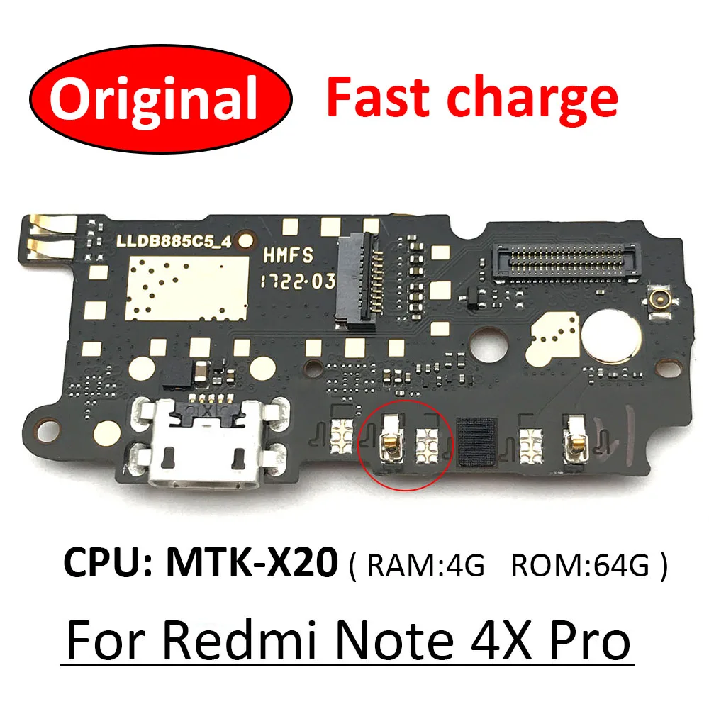 Connector Charging Board Xiaomi Redmi Note 4 - New Charger Board Flex ...