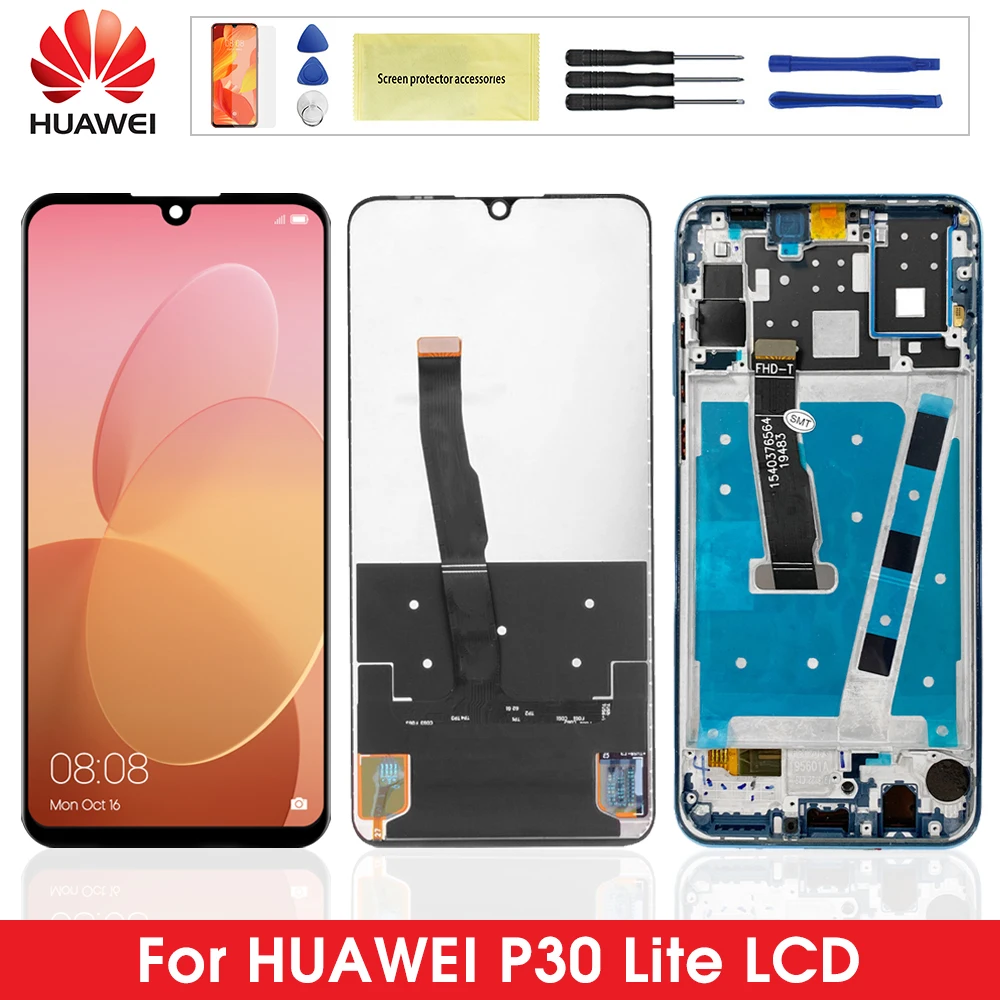 Original Lcd For Huawei P30 Lite P30lite Lcd Display Touch Screen ...