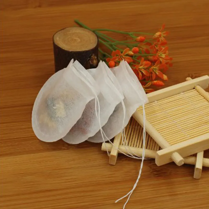 500pcs/lot Empty Paper Tea Bag With String Filter Paper Herb Loose Tea ...
