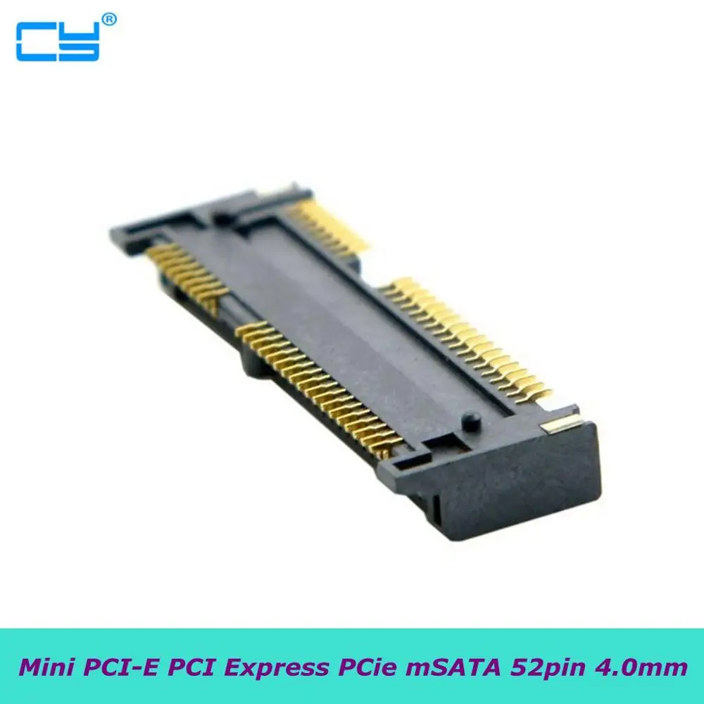 Mini-PCI-E-PCI-Express-PCie-mSATA-52pin-4-0mm-Height-Socket-Female ...