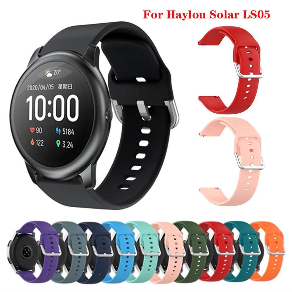 Cinturino-morbido-in-Silicone-per-Haylou-Solar-LS05-Smart-Watch ...