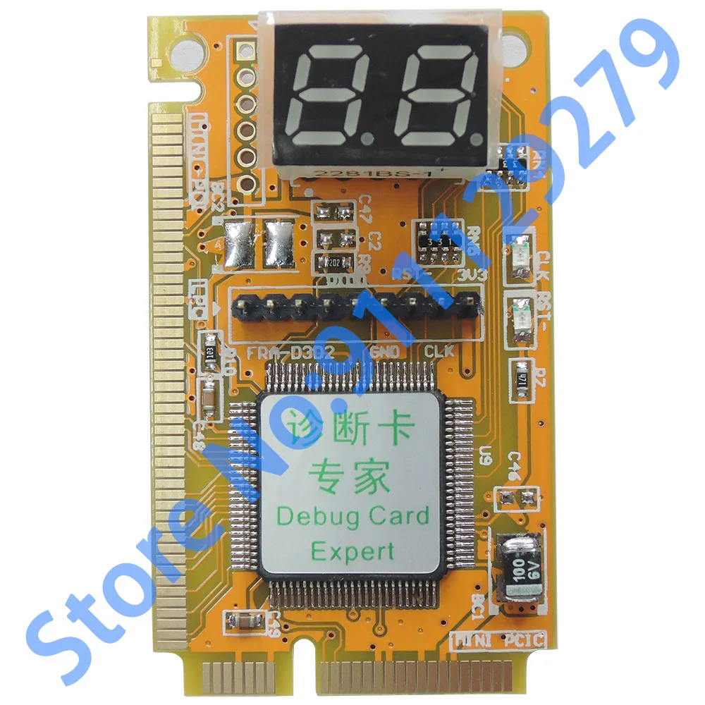 Mini-PCI-E-LPC-PC-Analyzer-Tester-POST-Card-Test-For-Notebook-Laptop ...