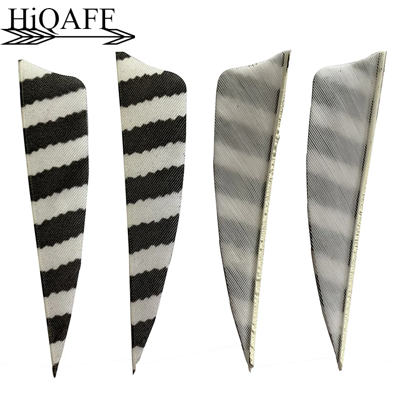 50 PCS Hi Q 3 Inch Natural Turkey Feathers Shield Cut Archery Fletches ...