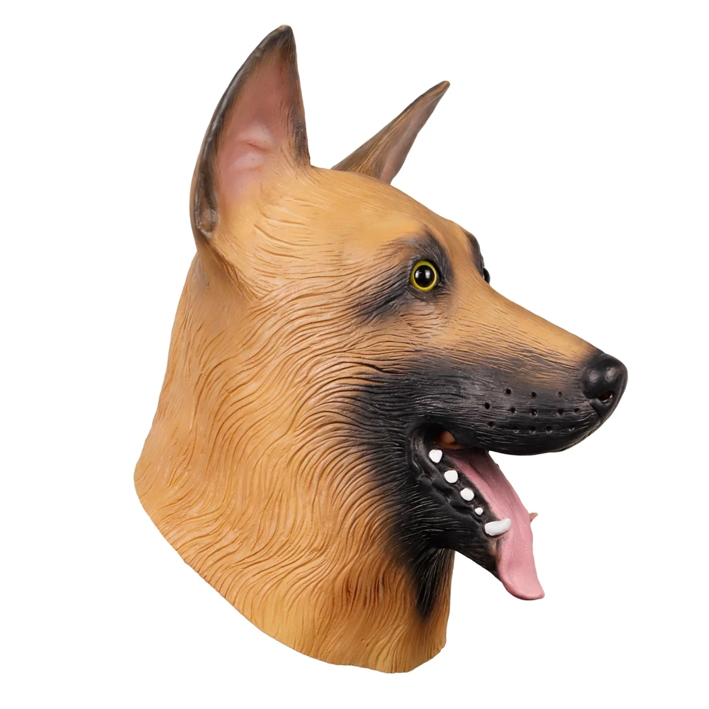 Halloween Eagles Dog Head German Shepherd Cosplay Mask - AllCosplay.com