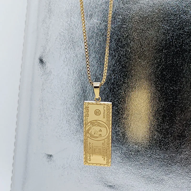 45％割引【メーカー直送】 Supreme 100 Dollar Bill Gold Pendant ネックレス アクセサリー-OTA.ON ...