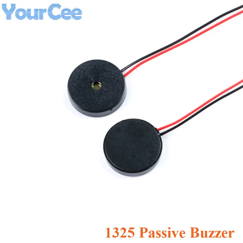 10PCS 1325 Passive Buzzer Piezoelectric Buzzer Speaker 13*2.5MM 13x2 ...