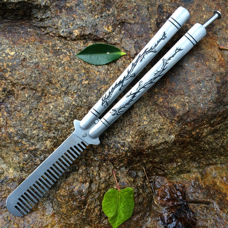 Practice Butterfly Knife Comb | Knife Butterfly Training | Butterfly ...