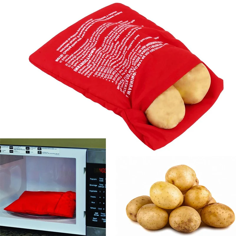 Kitchen-Microwave-Baking-Potato-Bag-Reusable-Microwave-Cooker-Bag-Quick ...