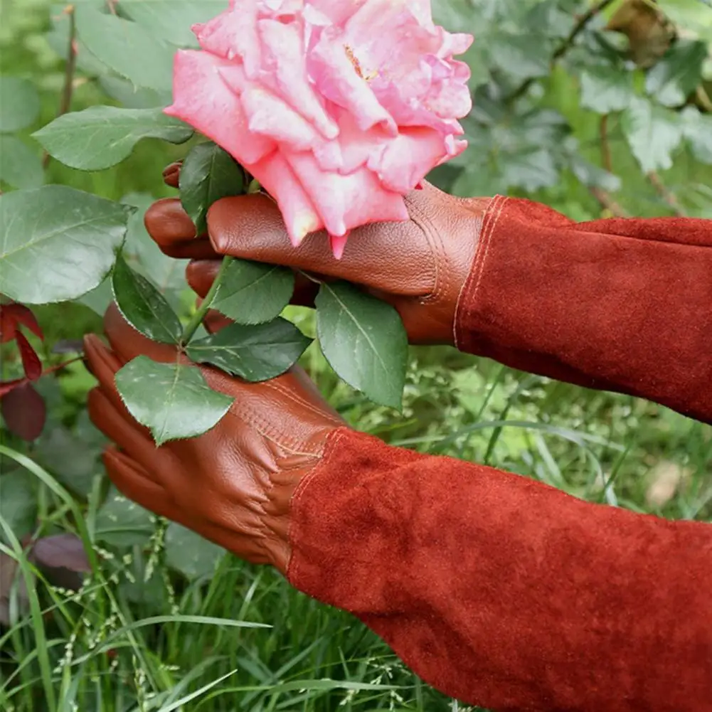 Rose-Pruning-Gloves-Multi-Colors-Protection-Long-Glove-Faux-Leather ...