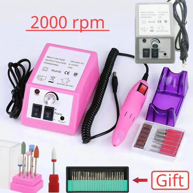 Professional Electric Nail Drill Machine Manicure Pedicure Files Tools ...