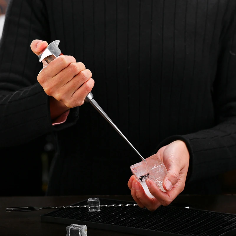 Ice Pick Through Hand