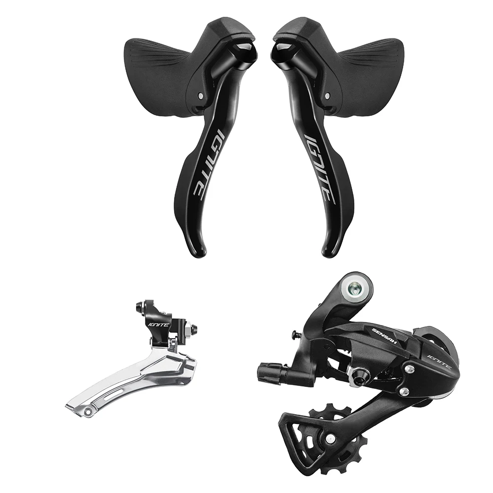 SENSAH 2x9/2X8 Speed, 16S/18s Road Groupset, Shifter + Rear Derailleurs ...
