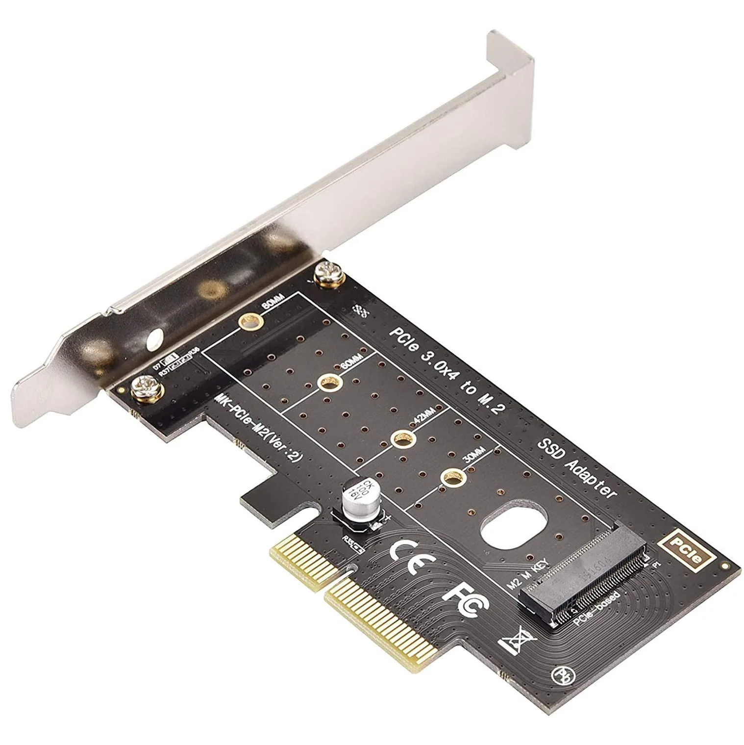 Pcie Ssd NVME M.2 SSD M Key To PCI-e 3.0 X1 Host Controller Expansion ...