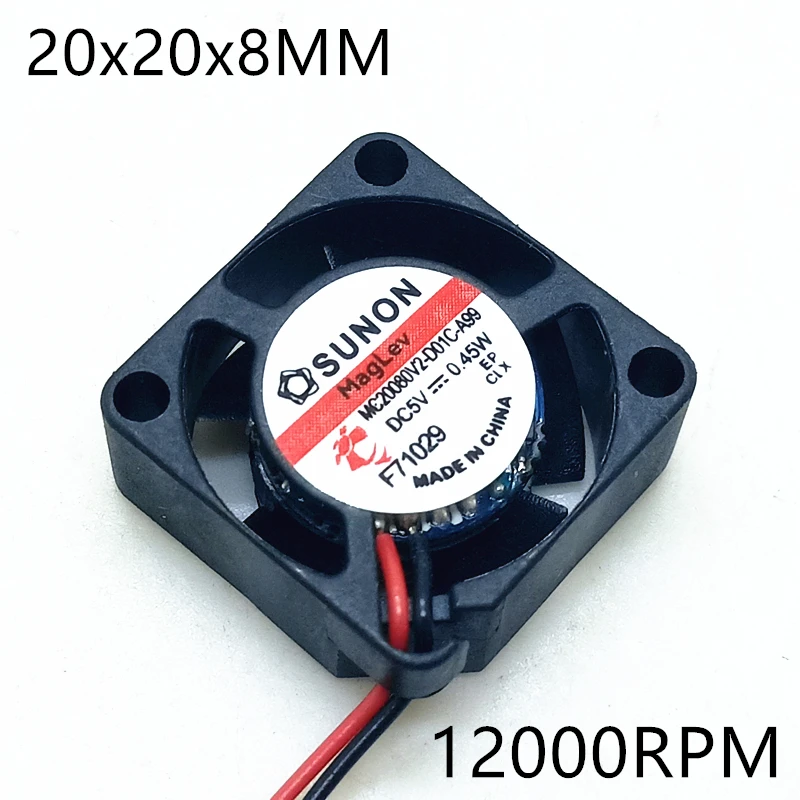12000rpm-NEW-Sunon-2008-5v-0-45w-2CM-20MM-fan-20-20-8MM-Cooling-fan ...