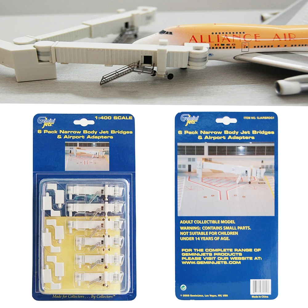 Gemini Jets Airbridge Set With Dual Widebody Jet Bridges And Airport ...