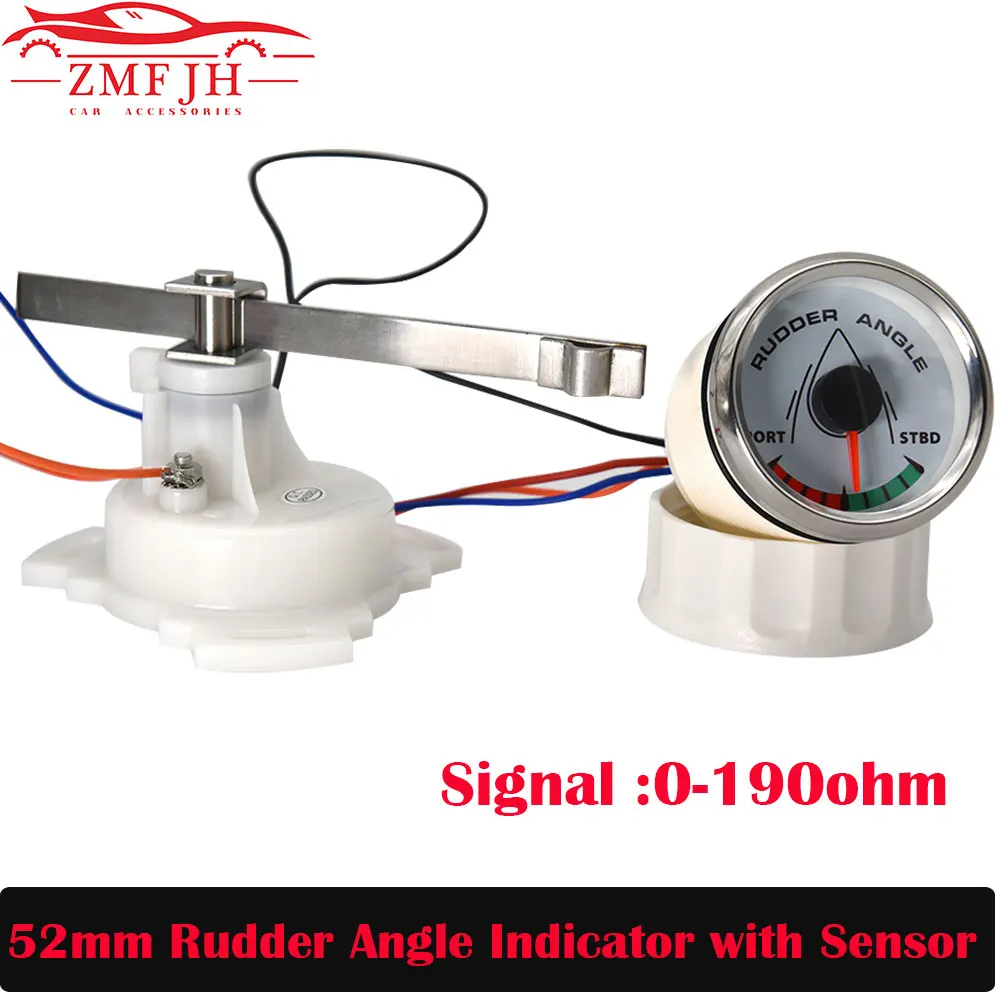 52mm-Boat-Marine-Rudder-Angle-Indicator-0-190-ohm-With-Rudder-Angle ...