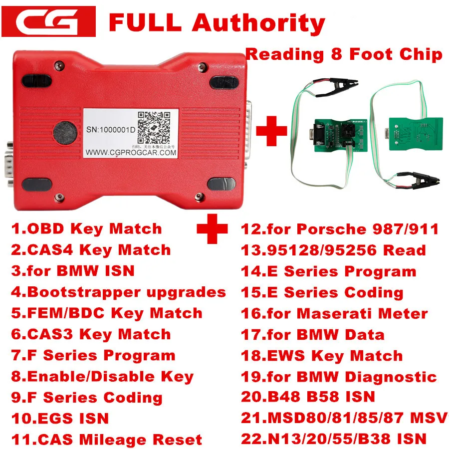 Full Version Cgdi Prog For Bmw Msv80 Auto Key Programmer + Diagnosis Tool+ Immo Security 3 In 1 ...