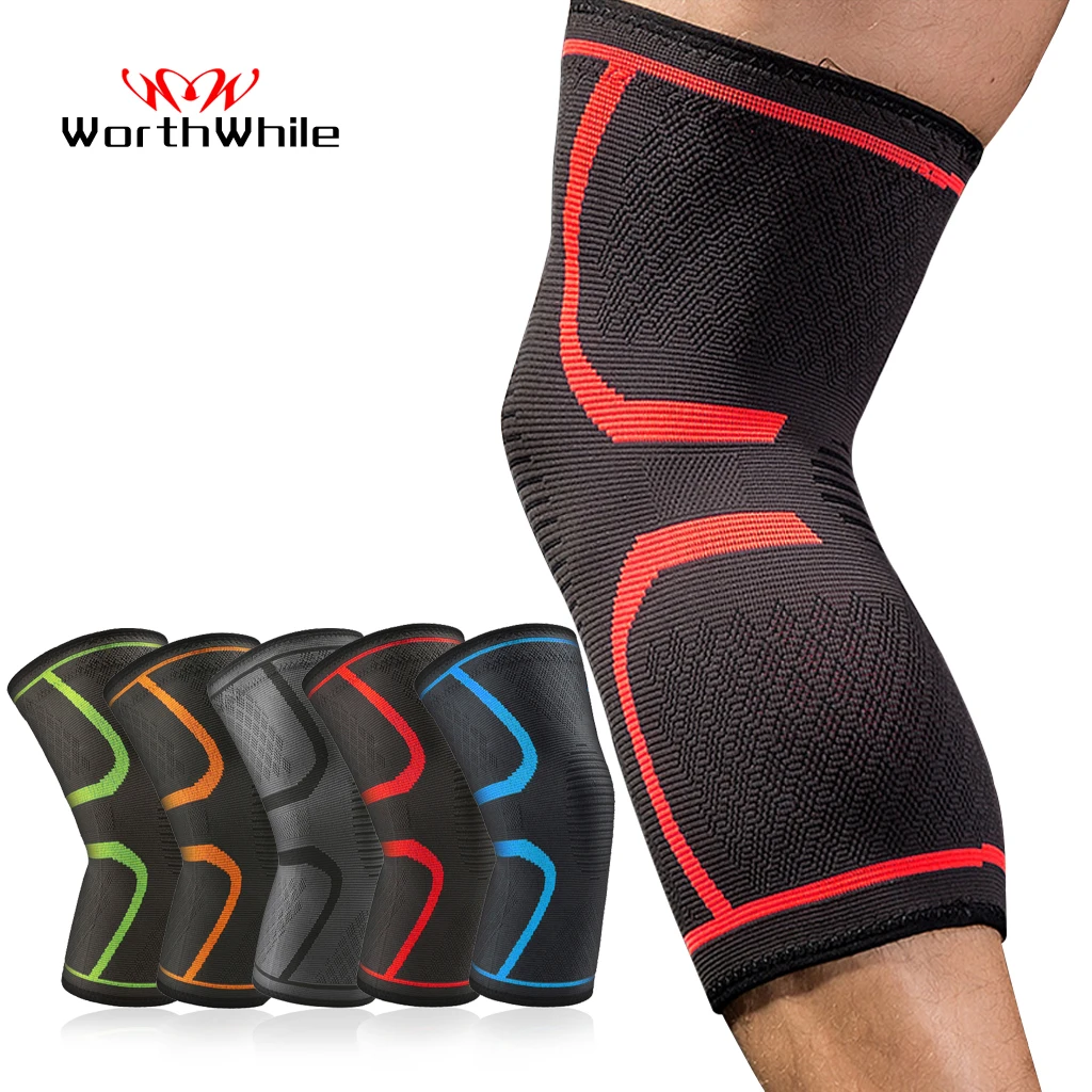 WorthWhile 1 PC Elastic Knee Pads Nylon Sports Fitness Kneepad Fitness ...