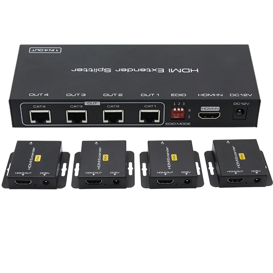 HDMI-Splitter-extender-1X4-extender-HDMI-over-Ethernet-multiple ...