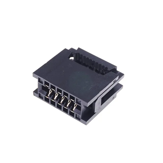 2 pcs IDC Type Card Edge Connector Slot 2.54 mm Pitch 10 14 16 20 24 26 ...