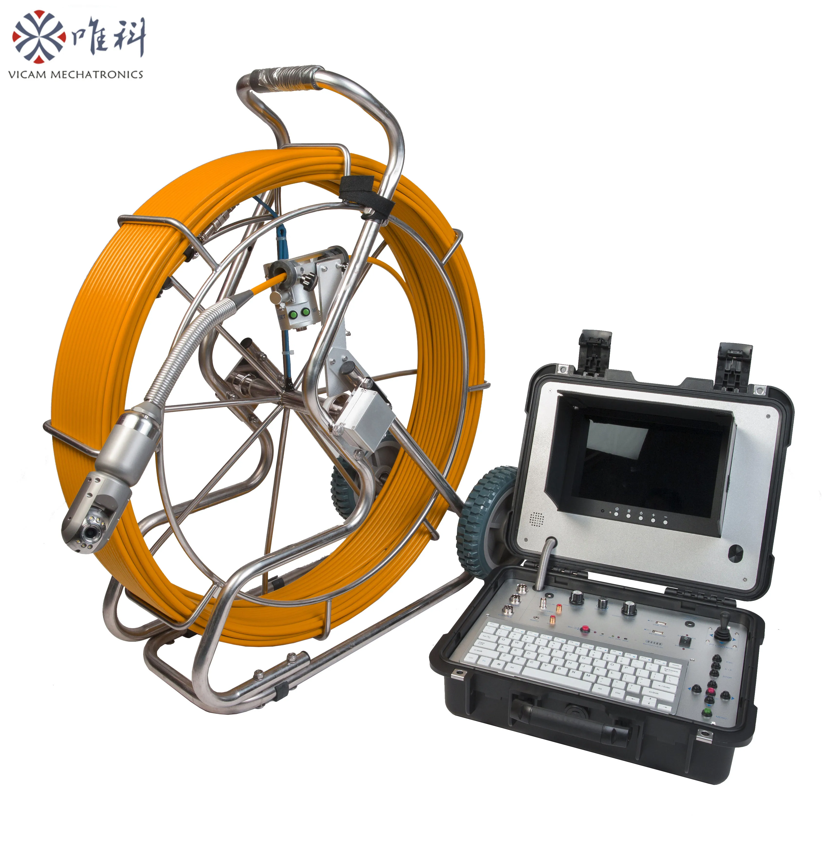 100m Sewer Pipe Inspection Camera System Water Pipe Well Monitoring ...