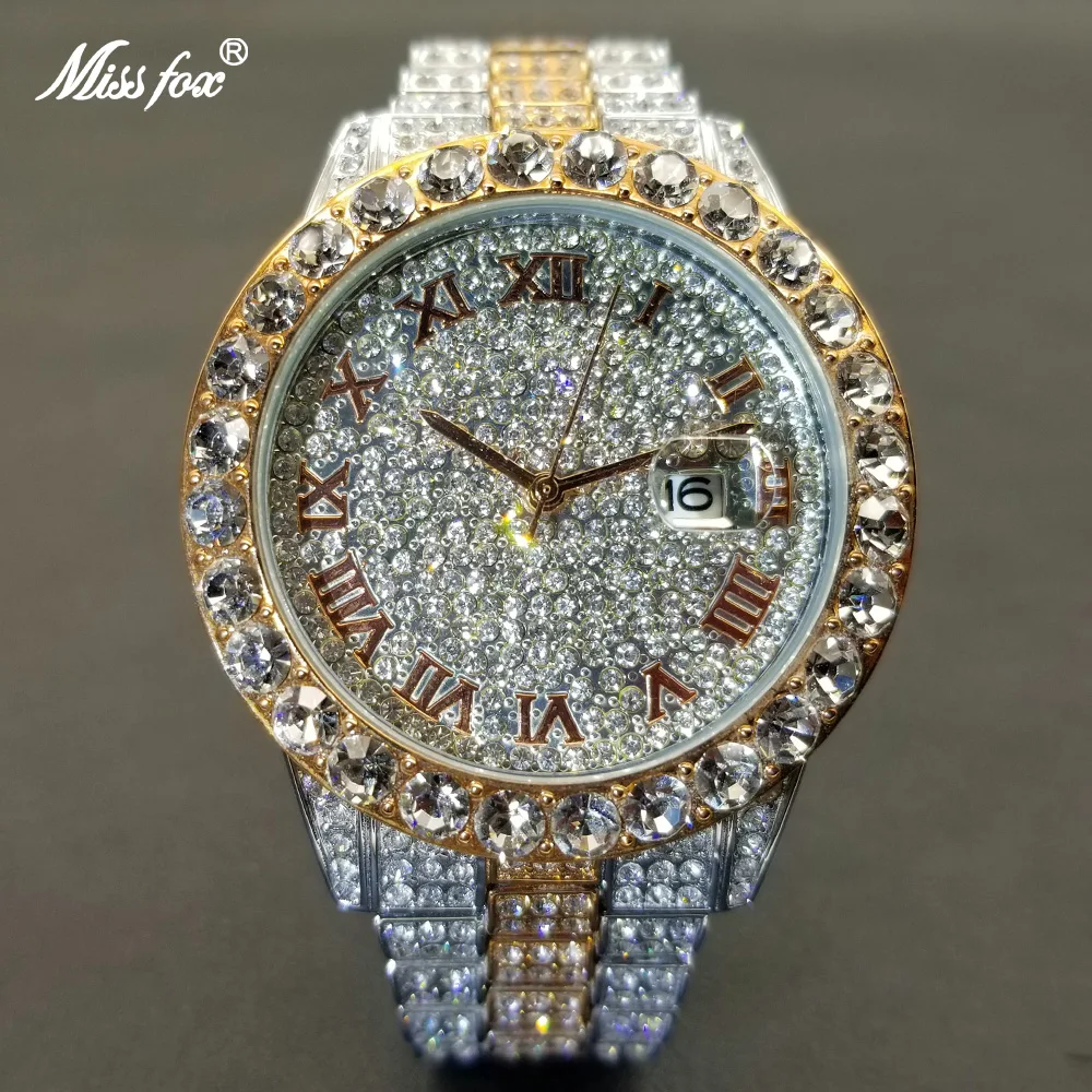 MISSFOX-relojes-de-Hip-Hop-para-hombre-reloj-de-pulsera-masculino ...