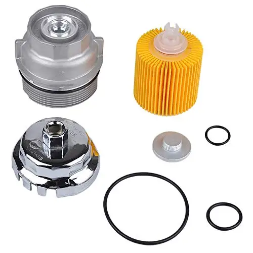 NEW Car Oil Filter Housing Cap with Cap Plug and Wrench kit Fit for ...