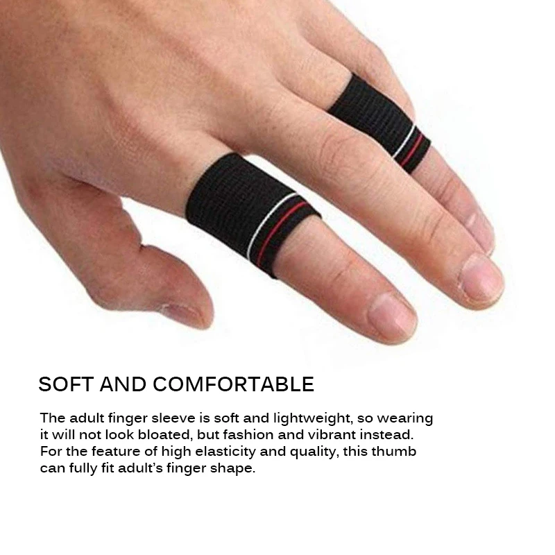 10pcs Sport Finger Splint Stretchy Aid Band Comfortable Protective ...