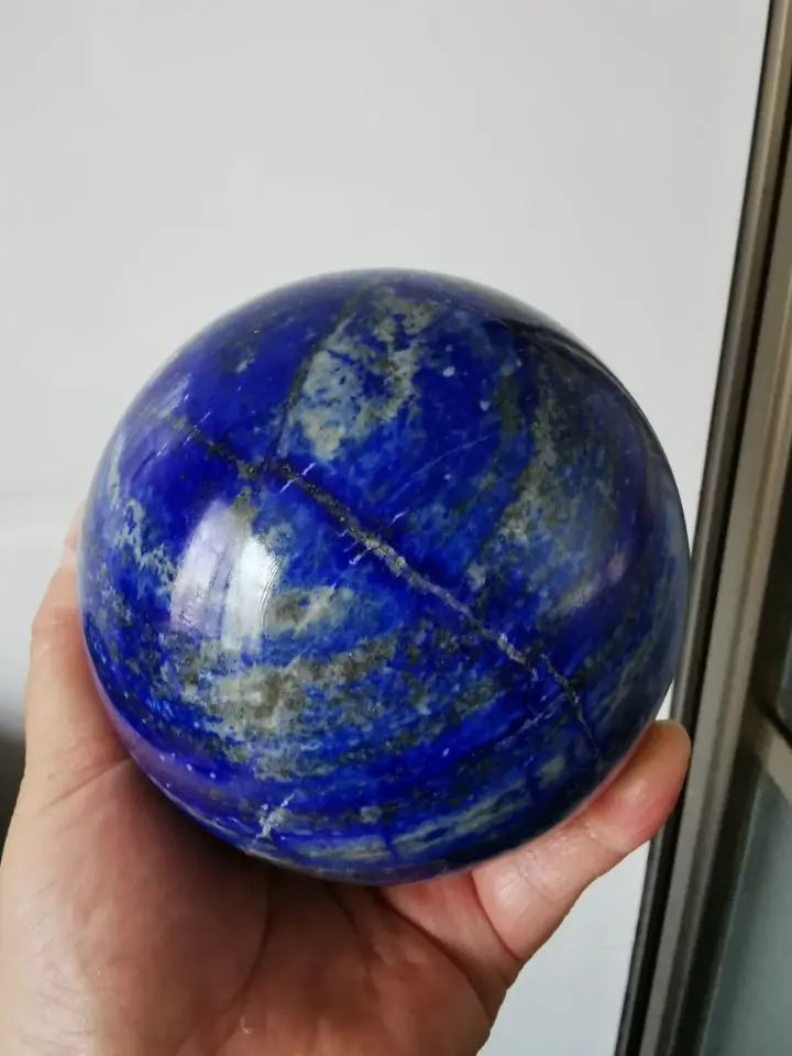 101mm Natural Lapis Lazuli Crystal Sphere Ball Healing 1797g - Stones ...