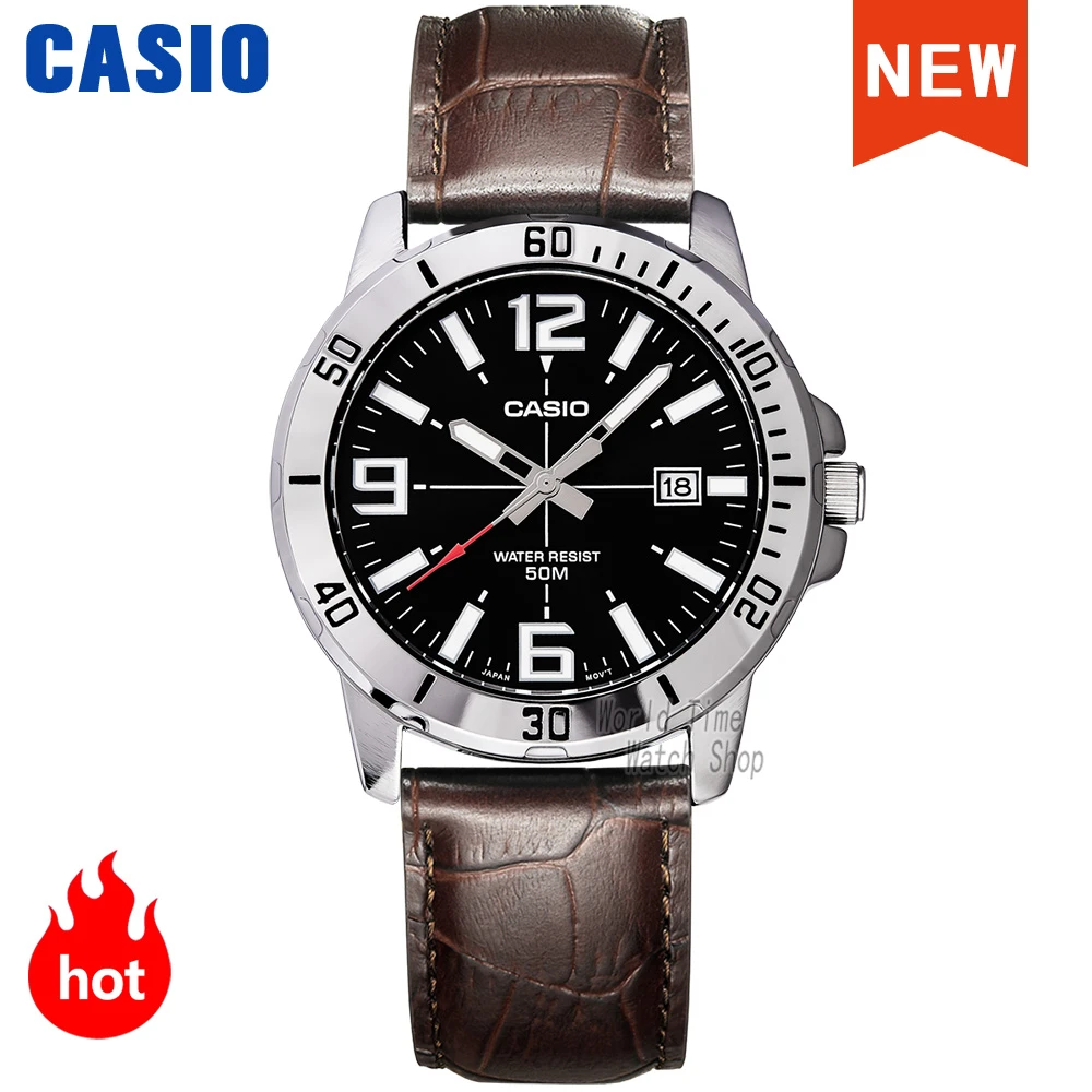 Casio Watch Wrist Watch Men Quartz Luxury Sport Business 50m Waterproof ...