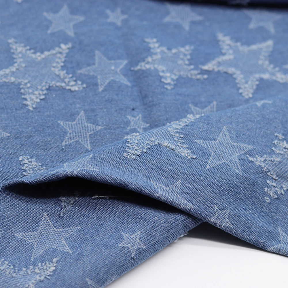 Distressed Denim Fabric