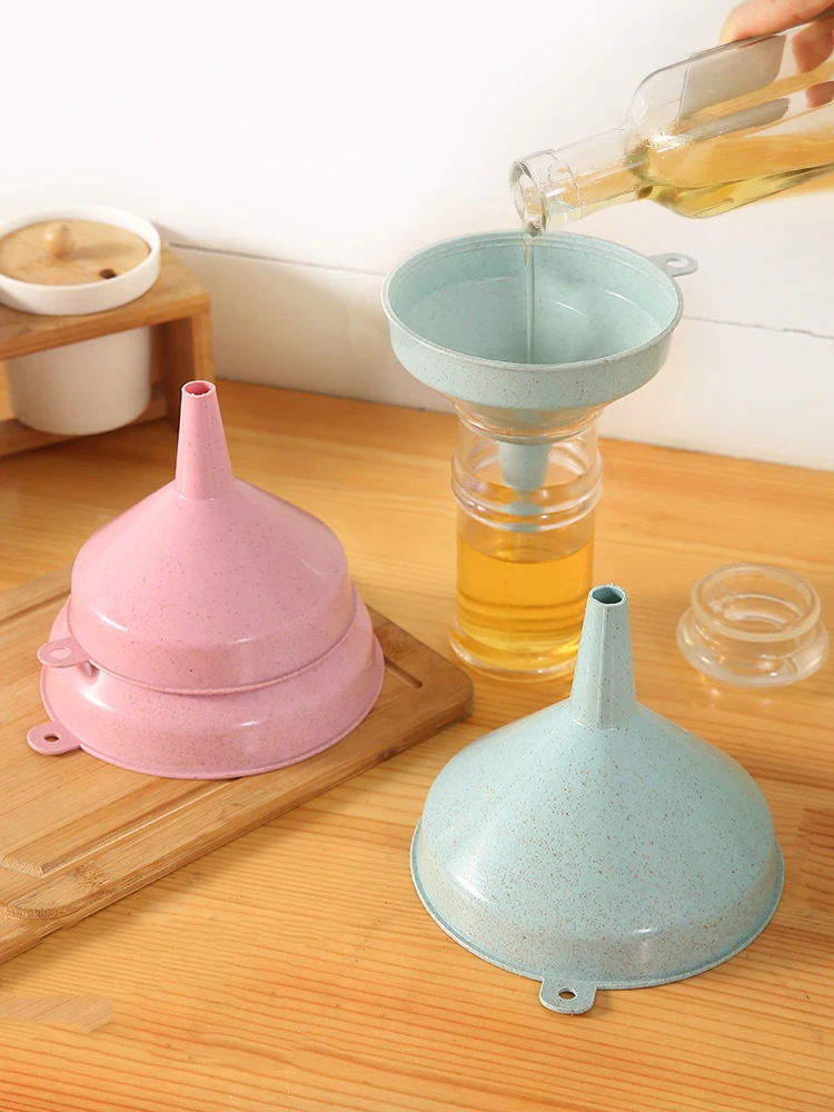 Kitchen-Multi-purpose-Funnel-Nordic-Style-Large-Diameter-Hangable-Wheat ...