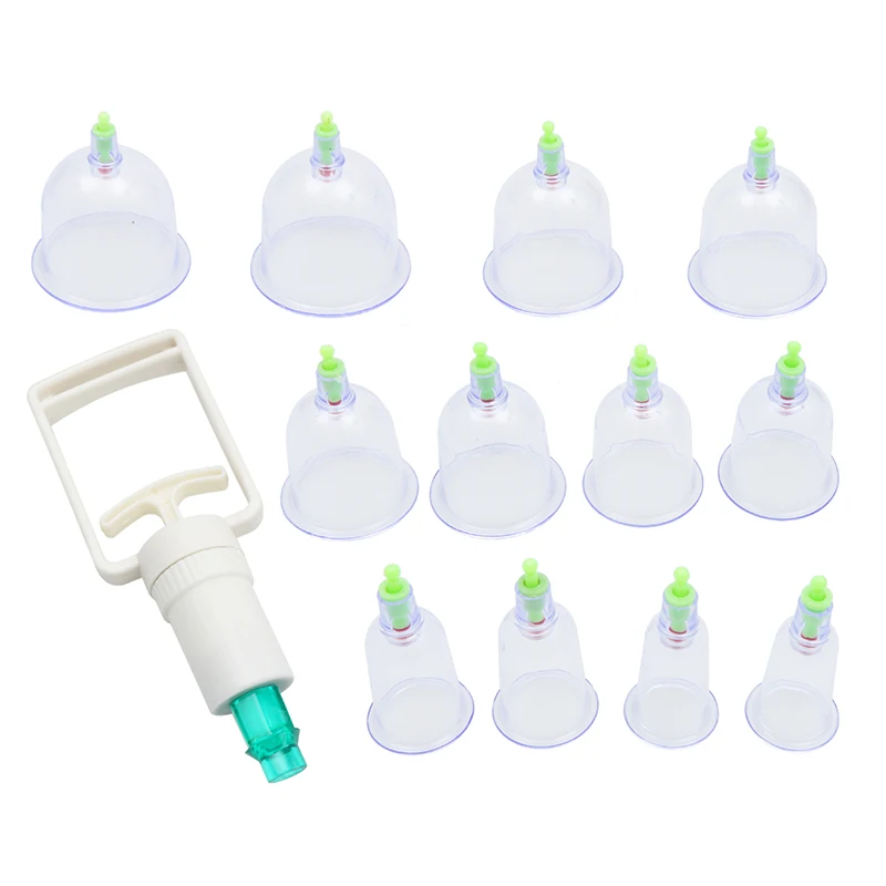 Effective-Health-Care-12-Cupping-Cups-Medical-Vacuum-Cans-Suction ...