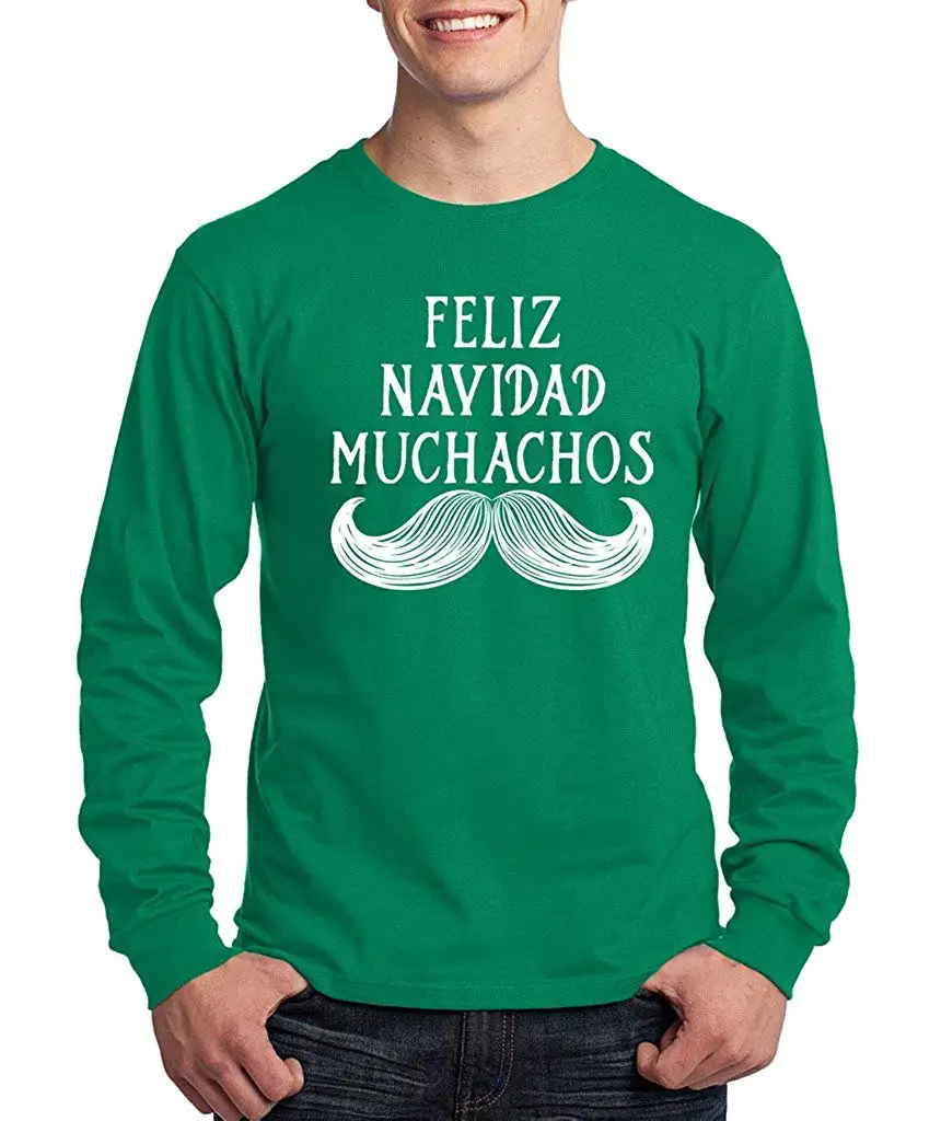FGHFG Men's Christmas Longsleeve TFGHFG Shirt FGHFG Feliz FGHFG idad ...