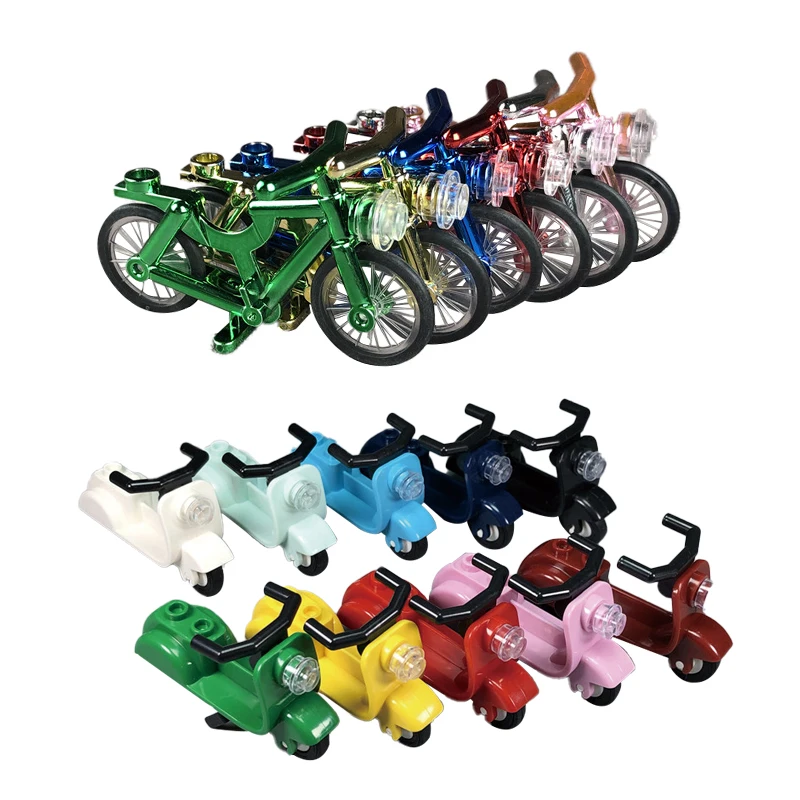Building Block Bike Figure | Building Block Toy Bike | Educational Toys ...