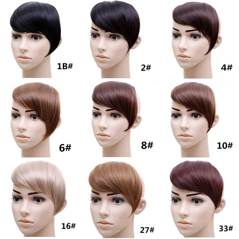 Clip on synthetic side hair bangs (Brand - Zolin) - Hair.lk