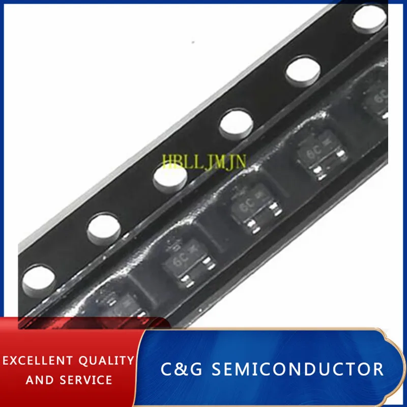 50PCS 2N7002W 2N7002WT1G L2N7002WT1G SOT-323 Marcatura 6C