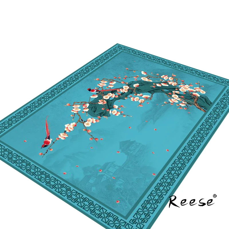 Traditional Chinese Floor Carpets For Living Room Non-slip Antifouling ...