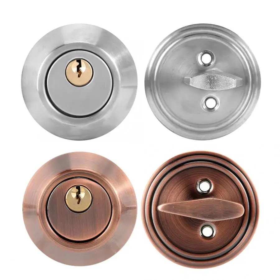 Stainless Steel Single Cylinder Safety Anti Theft Bedroom Door Lock ...