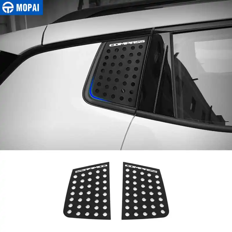 MOPAI Car Exterior Rear Window Triangle Glass Decoration Cover Trim ...