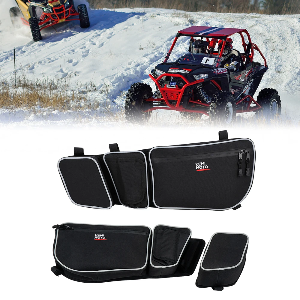 KEMIMOTO UTV Side Storage Bag Passengerand Driver Side Door Bags Knee ...
