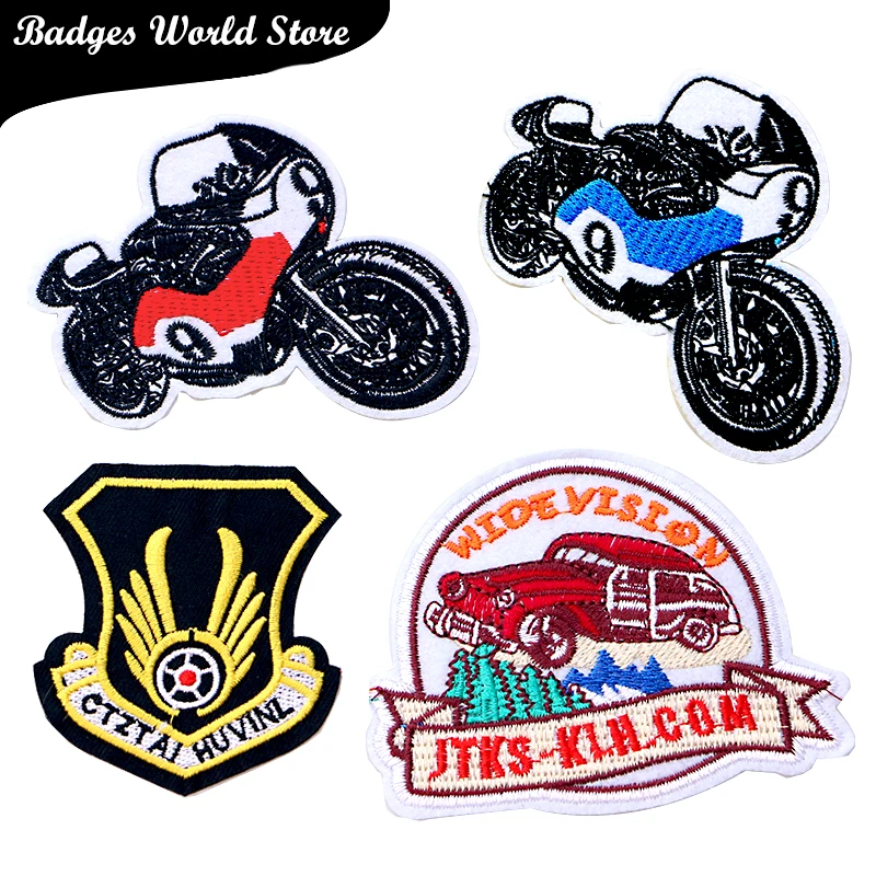 Cartoon-Decorative-Punk-Patch-Motorcycle-racing-icon-Embroidered ...